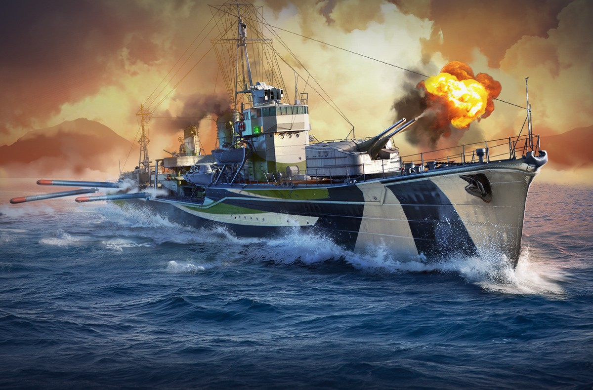 Yūdachi in the Armory and Premium Shop | World of Warships